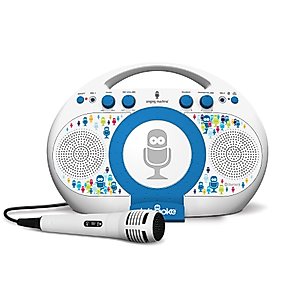 Singing Machine ISM398BT Karaoke System Home,White