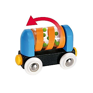 BRIO My First Railway - 33727 Beginner Pack | Engaging Wooden Toy Train Set for Toddlers Age 18 Months and Up | FSC-Certified Materials | Compatible with All My First Railway and BRIO World Toys