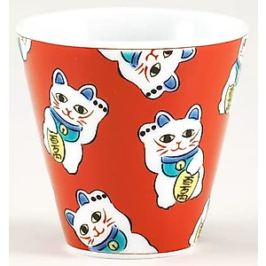 Kutani Ware, Lucky Chocolate, Sake Cup (KSO-07) Tiny Ceramic Cup