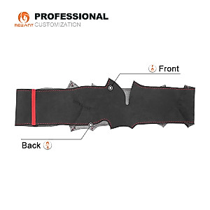 MEWANT DIY Car Steering Wheel Cover Accessories for Porsche 911 (991) 2009-2016 / Boxster (981) 2009-2016 / Cayman (981) 2009-2016 / Cayenne 2011-2014 / Panamera 2010-2016 for Porsche 911