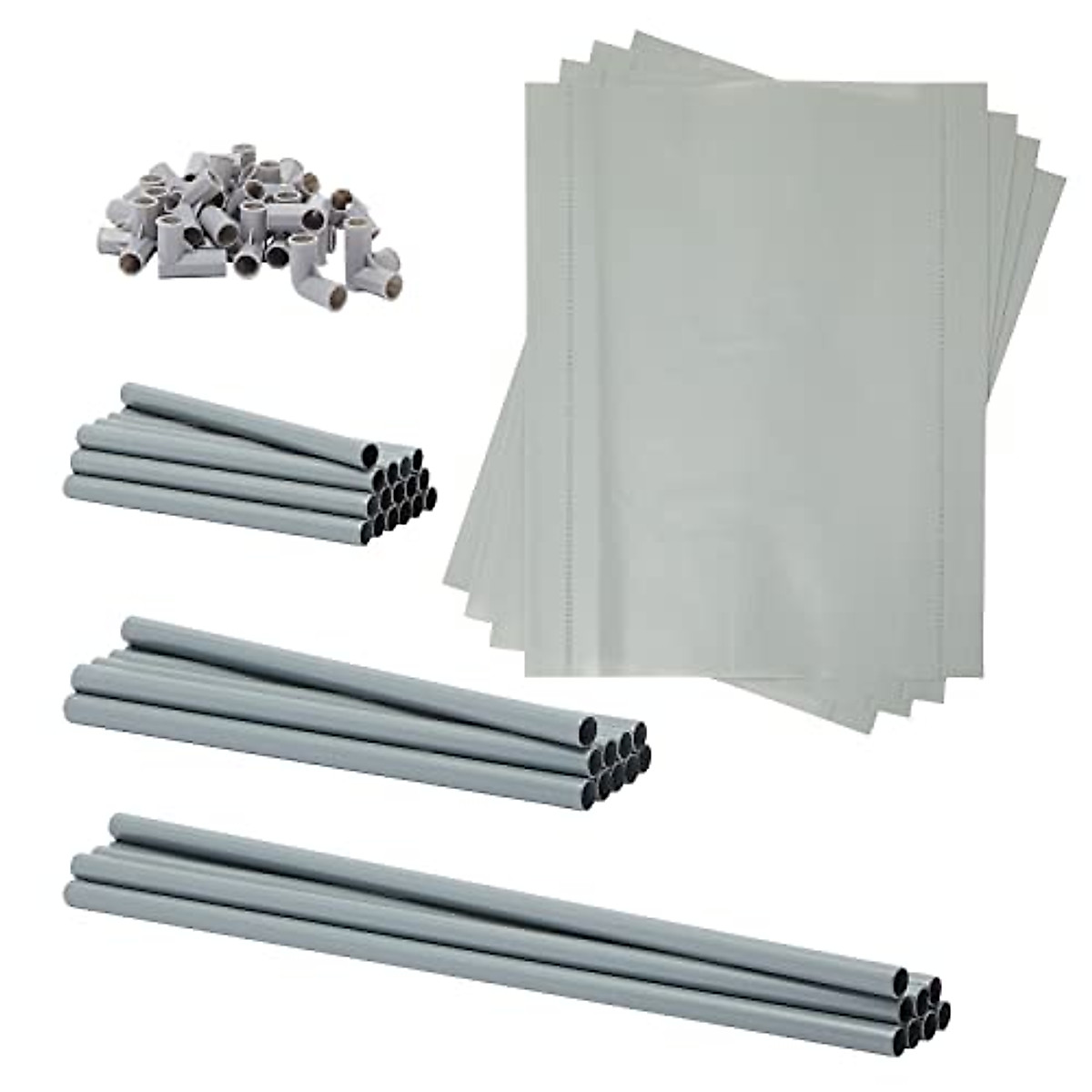 Juvale 2 Pack Gray 4-Tier Narrow Shoe Rack for Entryway, Metal Free Standing Shelf Organizer for Closet (17 x 11 x 30 In)