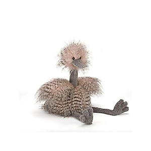 Jellycat Mad Pet Odette Ostrich Stuffed Animal, 17 inches | Bird Plush Toy | Classic Children's Gift