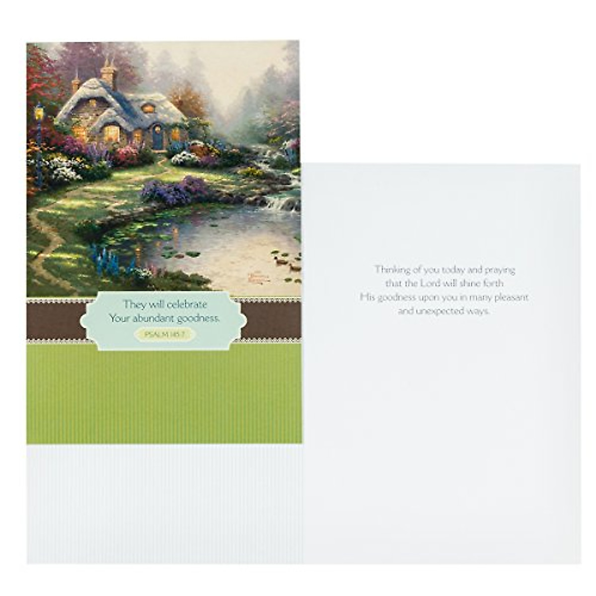 DaySpring - Inspirational Boxed Cards - Thomas Kinkade - Thinking of You - Cottage - 51729,Multi