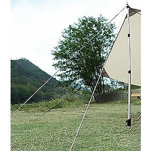 HZCrisp Patio Umbrella Replacement Parts 0.2" Diameter Reflective Nylon Cord 33ft for Cantilever Outdoor Umbrellas