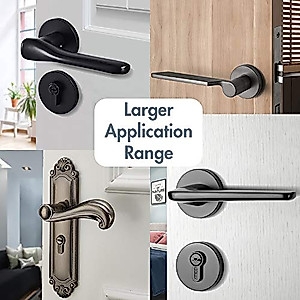 EUDEMON Childproof Door Lever Lock, Baby Safety Door Handle Lock, Easy to Install and Use 3M VHB Adhesive no Tools Need or Drill (White, 2 Pack)