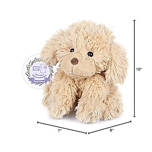 SuzziPals Warmable Golden Retriever Plush Toy, Microwavable Stuffed Animal Heating Pads for Period & Stress Relief, Lavender Dog Stuffed Animal for Anxiety, Bedtime, Puppy Plushie Gifts for Kid Women