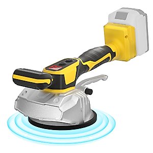 Tile Vibration Tool Compatible with Dewalt 20V Max Battery(Battery not included) Tile Vibration Leveling Machine with 8 Level,Digital Display,Suction Cup & & Lock Design for Floor | Tile | Wall