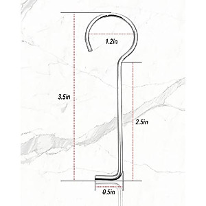 2 PCS Drain Key Lifting Hook, 304 Stainless Steel Drain Grate Puller Lift Out Key for Shower Drain Daily Cleaning, Silver