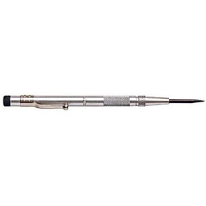 General Tools Pocket Automatic Center Punch #87 & 88CM Tungsten Carbide Scribe and Magnet, Copper
