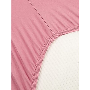 Simple Joys by Carter's Baby 2-Pack Cotton Crib Sheets, Pink/Blush, One Size