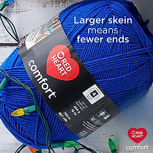 Red Heart Comfort Bright Pink/Orange/Purple Yarn - 1 Pack of 16oz/454g - Acrylic - 4 Medium (Worsted) - 867 Yards - Knitting/Crochet