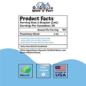 Cat Multivitamin - Promotes Healthy Skin & Coat, Joint Support, Longevity & More - Cat Vitamins - Cat Supplements & Vitamins - Cat Vitamins for Indoor Cats - Kitten Vitamins - Cat Immune Support - 1oz