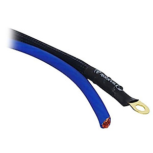 Rockville RWK4CU 4 AWG Gauge 100% Copper Complete Amp Installation Wire Kit OFC