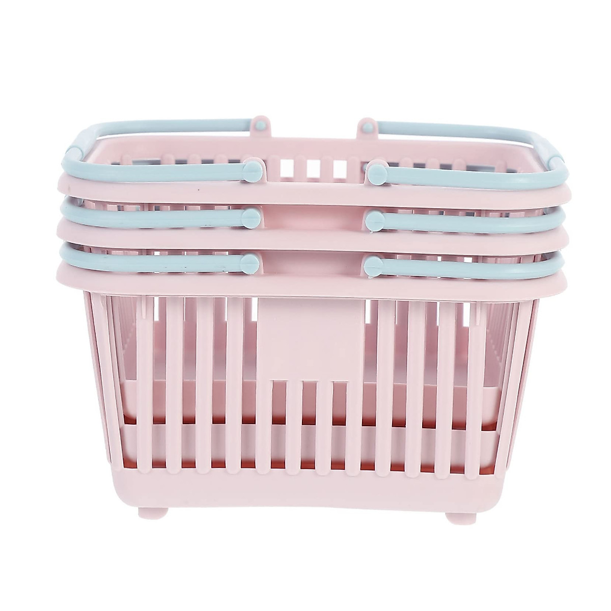 Didiseaon 6 pcs Storage basket shopping basket small baskets for organizing basket with handle kids shopping cart Grocery Baskets Mini plastic pallets Vegetable Basket storage box child Toy