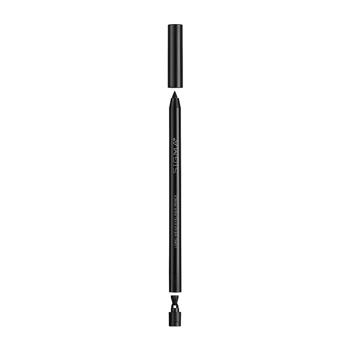 Sigma Beauty Long Wear Eyeliner Pencil – Professional Makeup Eyeliner Pencil with a Fine, Precision Tip & Smooth, Matte Finish for Impeccable, All-Day Eye Liner Application (Wicked Black)