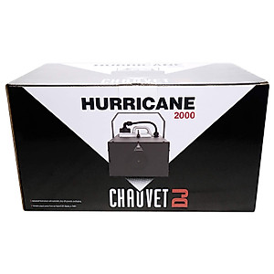 Chauvet DJ Hurricane 2000 Professional DMX Fog Machine Fogger W/Built-In Timer Bundle with Rockville RFJG Gallon Fog/Smoke Juice Fluid For Chauvet American DJ ADJ Machines
