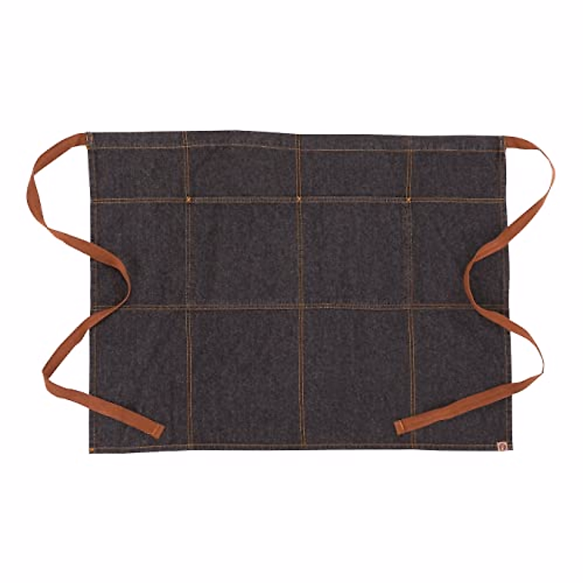 Chef Works Unisex Memphis Bistro Apron, Black, One Size