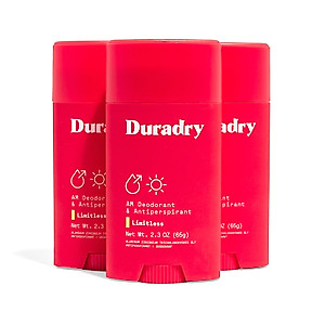 Clinical-Strength Antiperspirant Deodorant for Women and Men - Clean formula with Natural Ingredients, Odor, and Excessive Sweat protection for Armpits - Limitless, 2.3 Oz (Pack of 3)