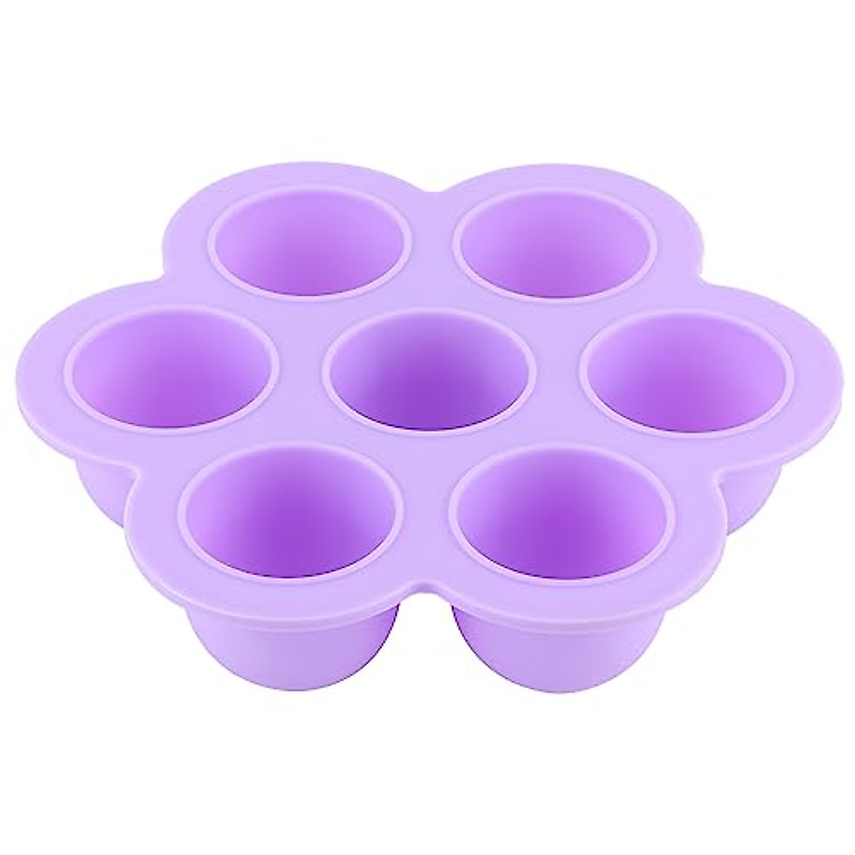 YYQTGG Food Freezer Mold, Ice Trays with Lid Food Freezer Container Food Freezer Tray New(Purple)