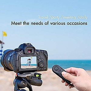 Wireless Camera Remote Shutter Release for Canon R3/ R7/ R10/ M50/ EOS M6 Mark II/R/RP /90D /6D Mark II /R5/ R6 /800D /850D /250D/Rebel SL2 /T7i /G5 X Mark II /G7 X Mark III, Replace Canon BR-E1