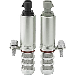 Pair Intake & Exhaust Camshaft Position Actuator Solenoid Valve Kit for Chevy Captiva Cobalt Equinox HHR Impala Malibu GMC Terrain Pontiac G5 Saturn Vue Buick Regal 2.0 2.2 2.4L 12655420 12655421