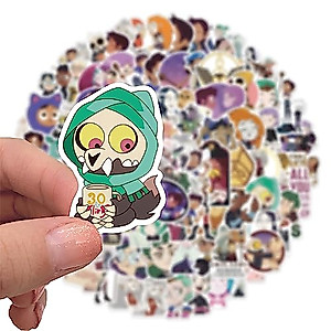 The owl House Stickers 100PCS Colorful Waterproof for Water Bottle Laptop Car Bike Luggage Guitar Skateboard