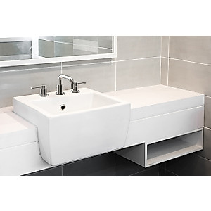 3MT420 Motegi Widespread Bathroom Faucet with Drain Assembly - Brushed Nickel