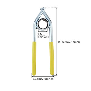 PNXKTXO 2pcs Faucet Aerator Removal Tool, Faucet Wrench for Kitchen Bathroom Aerator/Sink Faucet Replacement Part Repair Spanner