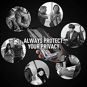 Privacy Magnetic Case for iPhone 13 Pro Max, Anti Peep Magnetic Adsorption Privacy Screen Protector Double Sided Tempered Glass Metal Bumper Frame Anti-Peeping Anti-Spy Case Cover for iPhone 13 ProMax