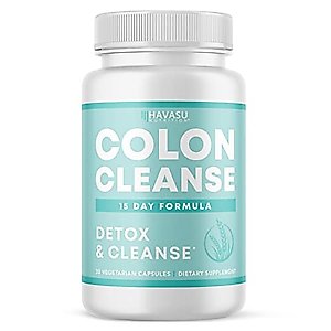 Colon Cleanse for Detox and Weight Loss | 15 Day Fast-Acting Detox Cleanse and Natural Laxative for Constipation Relief and Bloating Relief | Body Cleanse Detox for Women and Men | Vegan & Non-GMO