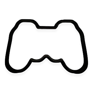 Game Controller Cookie Cutter with Easy to Push Design, for Baby Showers, Work Events, and Birthday Celebrations (4 inch)