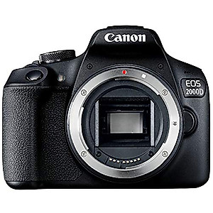 Canon EOS 2000D / Rebel T7 Import Model 24.1MP WiFi Enabled CMOS Sensor 1080p Video with 18-55mm Lens Top Value Bundle