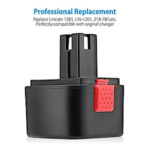 Powerextra Upgraded 12V Replacement Battery Compatible with Lincoln 1200 1240 1242 1244 LIN-1200 LIN-1240 LIN-1242 LIN-1244 Replace 1201 LIN-1201 218-787