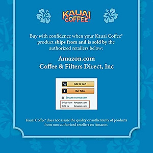 Kauai Hawaiian Ground Coffee, Vanilla Macadamia Nut Flavor - Gourmet Arabica Coffee From Hawaii's Largest Grower, Smooth, Delicious Flavor and Amazing Aroma - 10 Ounce