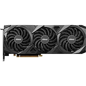 MSI GeForce RTX 3060 Ti VENTUS 3X 8GD6X OC Gaming Graphics Card - 8GB GDDR6X, 1695MHz, PCI Express Gen 4, 256-bit, 3x DP v 1.4a, HDMI 2.1 (Supports 4K)