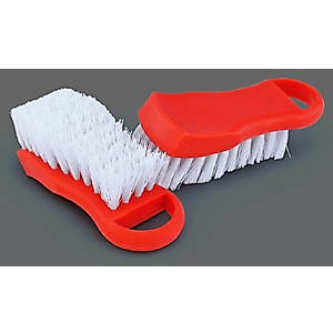 New Star Foodservice 34042 Cutting Board Brushes, 6" x 2.5" x 2", Multicolor, Set of 6