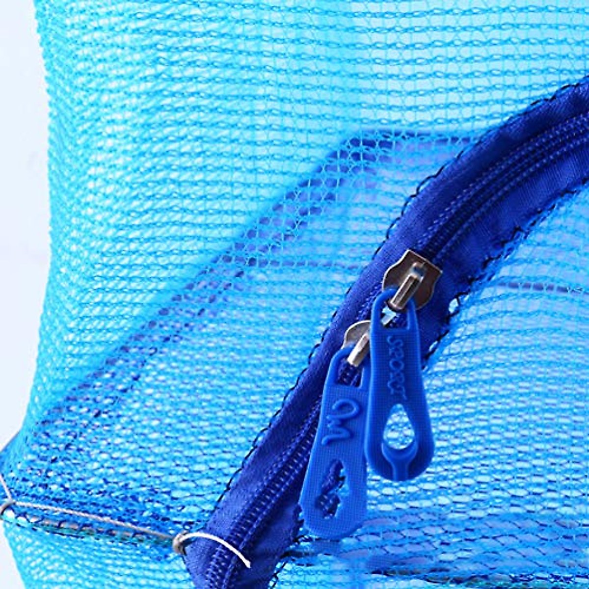 Enshey 4 Layers Folding Fish Mesh Hanging Drying Net Durable Drying Rack Multifunctional Fish Vegetable Dishes Dryer Net Drying Rack Holder Dryer Mesh Bag (19.6 x 19.6 x 25.6 inch)