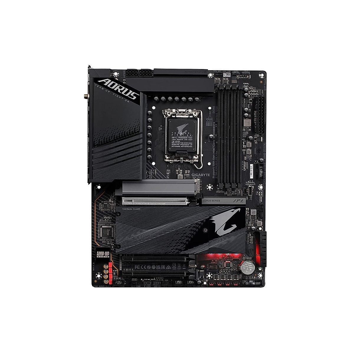 Intel Core i5-13500 Desktop Processor 14 cores (6 P-cores + 8 E-cores) 24MB Cache, up to 4.8 GHz & GIGABYTE Z790 AORUS Elite AX (LGA 1700/ Intel Z790/ ATX/ DDR5/ Quad M.2/ PCIe 5.0/ USB 3.2 Gen2X2