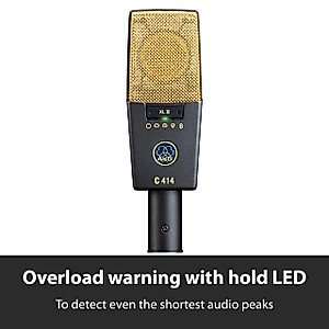AKG Pro Audio C414 XLII Vocal Condenser Microphone, Multipattern (Renewed)