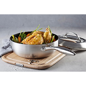 Scanpan - 65082600 CTX Covered Deep Sautè Pan, 4 Quart, Silver