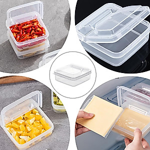 Ciieeo Cheese Storage for Fridge Utensil Holder 2pcs s Saver Airtight Butter Boxes Food Serving Dishes with Lids Meal Prep Container for Kitchen Refrigerators Cream Cheese