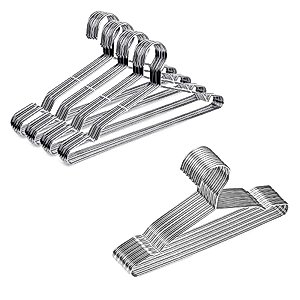 70 Pack Stainless Steel Metal Hangers for Coat, Baby Clothes
