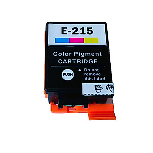IDO Remanufactured for 215 T215 Ink Cartridges and T2950 Maintenance Box Compatible with WF-100 WF-110 Printer (3 Black, 2 Tri-Color, 1 T2950 Maintenance Box, 6 Packs)