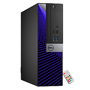 Dell OptiPlex Desktop Customized RGB Lights Computer Intel Core i7 3.40GHz 16 GB RAM 1TB SSD Windows 10 Pro - WiFi - Gaming PC Keyboard & Mouse HDMI (Renewed)