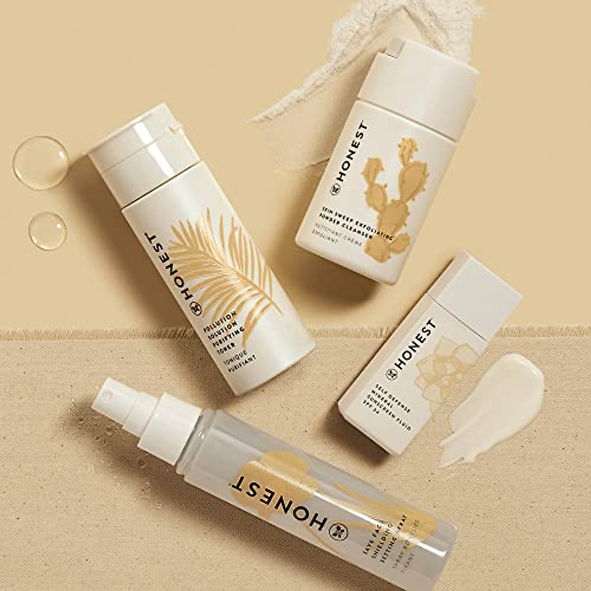 Honest Beauty Save Face Shielding Setting Spray with Extremolyte | Defend against UV and blue light | Oil free + EWG Certified + Vegan + Cruelty free | 3.1 fl. oz.