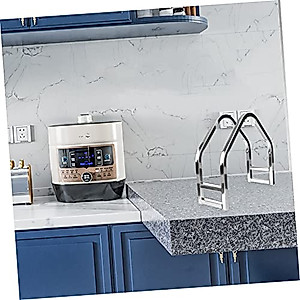 Zerodeko Rack Lid Rack Racks for Storage Shelves Chopping Block Cutting Board Rack Stainless Steel Pot Cover Shelf Pan Lid Holder Chopping Board Rack Chopping Board Stand Bakeware Pot