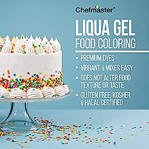U.S. Cake Supply 10.5-Ounce Liqua-Gel Cake Food Coloring Royal Blue