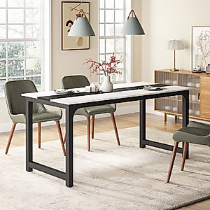 Tribesigns Modern Computer Desk, 70.8 x 31.5 inch Large Office Desk Computer Table Study Writing Desk Workstation for Home Office, Conference Room