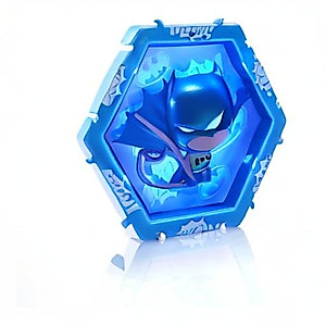 WOW! PODS DC Comics Light-Up Bobbling-Head Superhero Figure Collectible Toy (Metallic Batman), Multi-Color