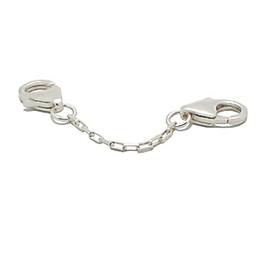 Made in Italy Ultra Durable | 925 Sterling Silver Extender Chain for Bracelets, Necklaces, Anklets, Key Chains | 2 Inches